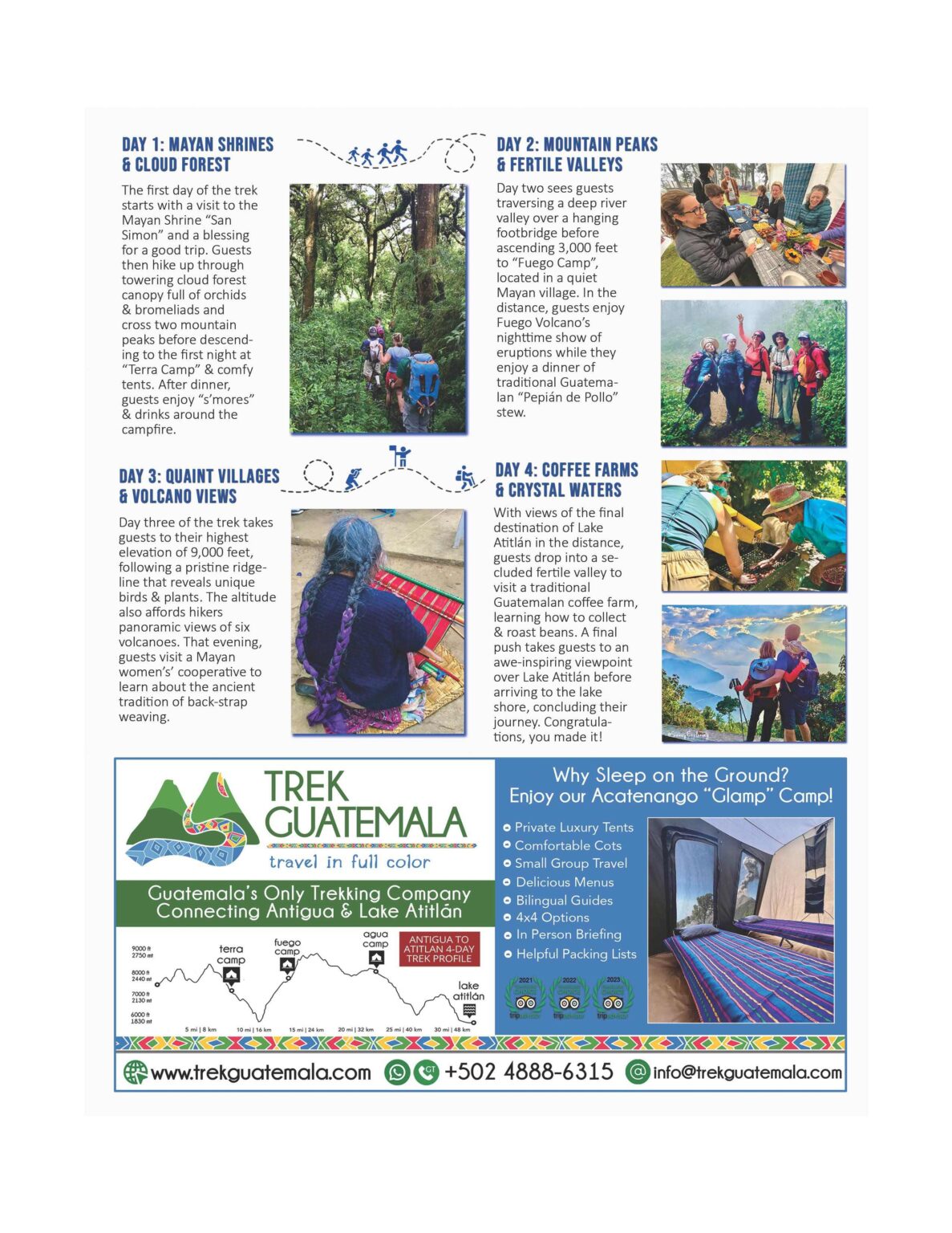 Trek Guatemala - Qué Pasa Magazine